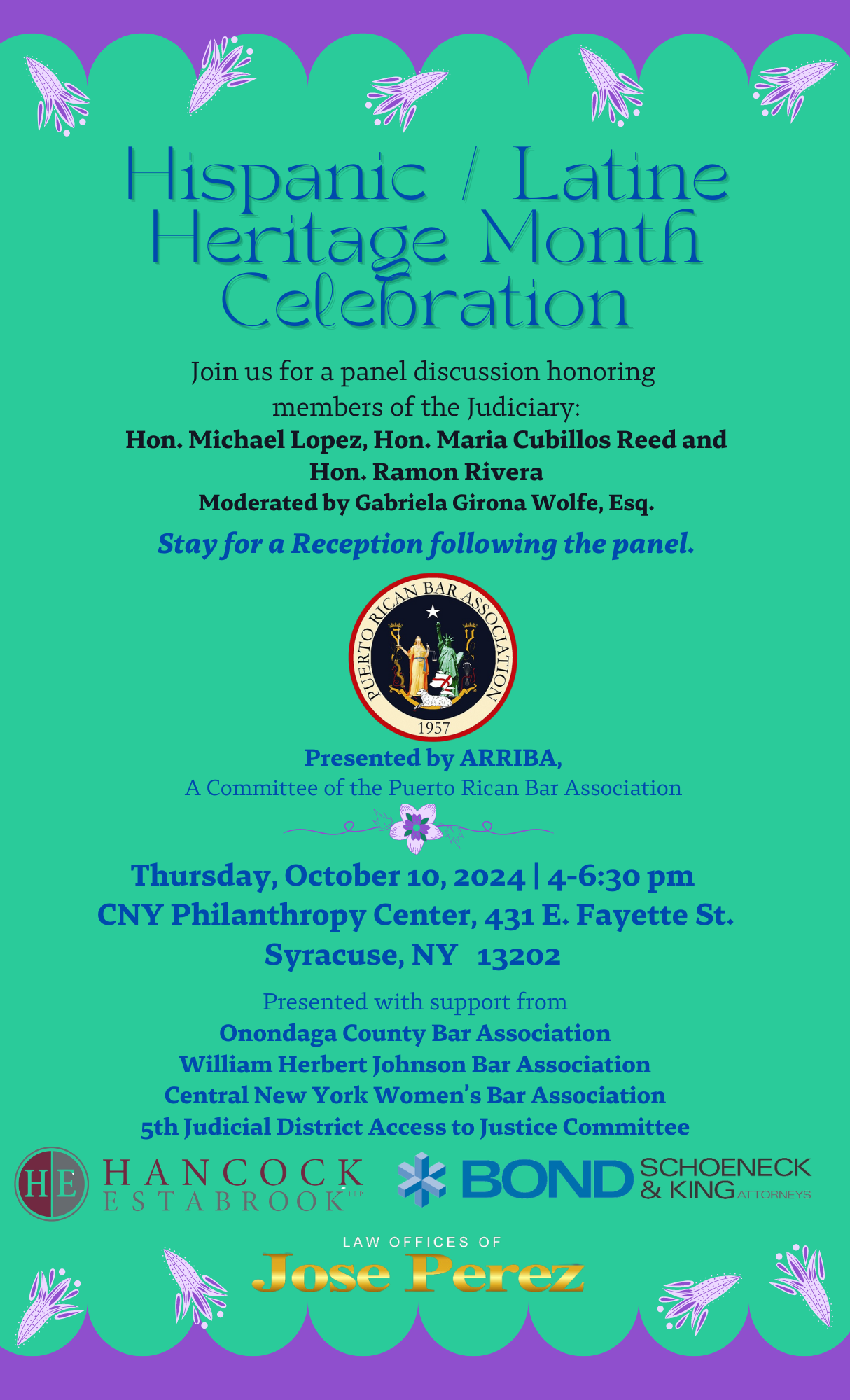 Hispanic/Latine Heritage Month Celebration - Onondaga County Bar ...